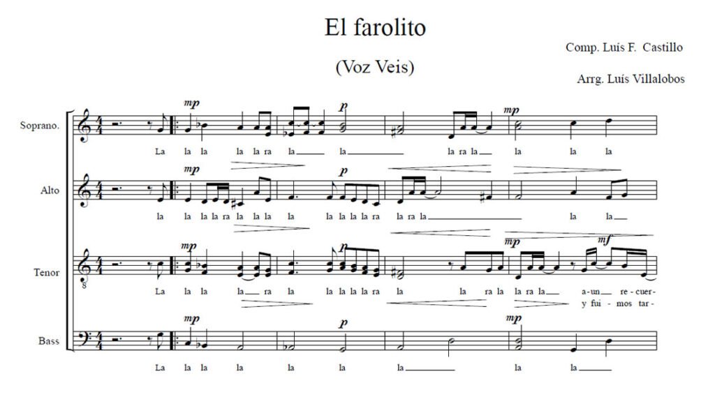 El farolito - ||: Recurso Coral