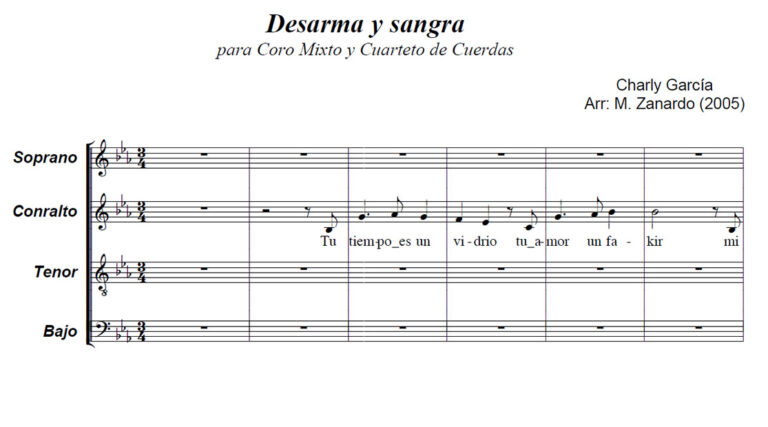 Desarma y sangra – ||: Recurso Coral