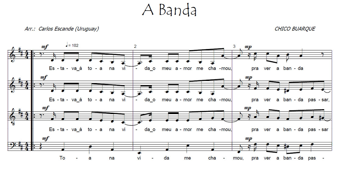 A Banda – ||: Recurso Coral