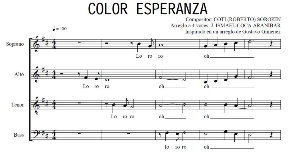 Color Esperanza – ||: Recurso Coral