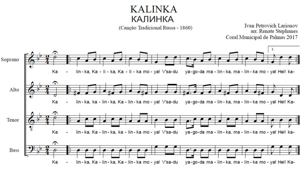 Kalinka – ||: Recurso Coral