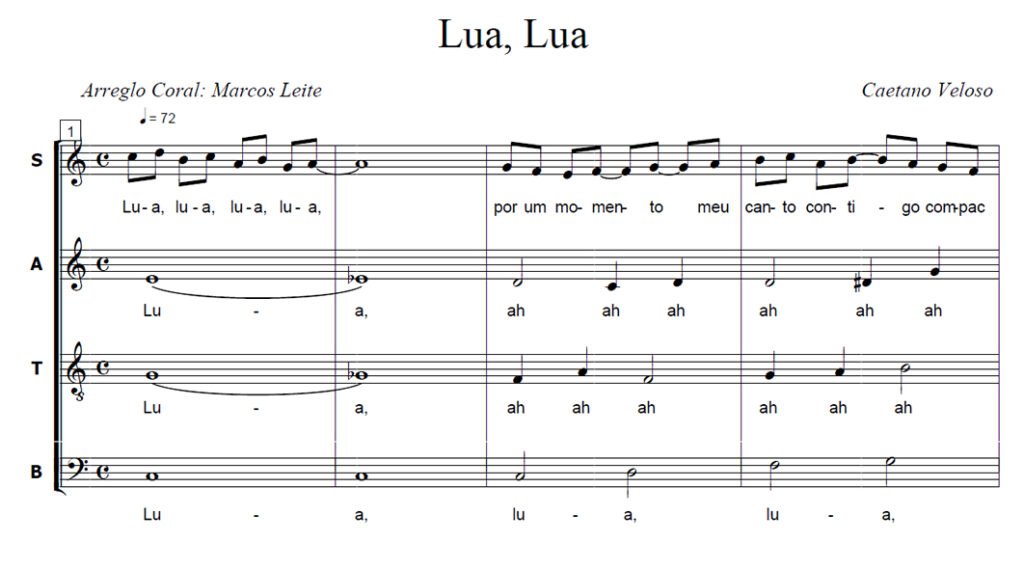 Lua, Lua - ||: Recurso Coral
