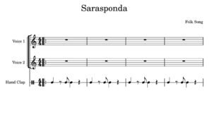 Sarasponda - ||: Recurso Coral