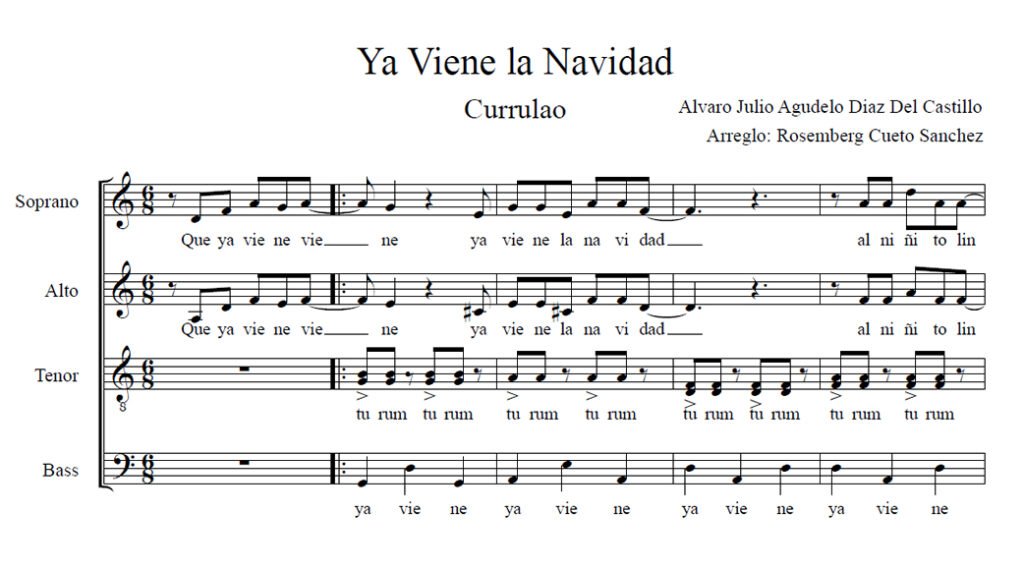 Ya Viene la Navidad - ||: Recurso Coral