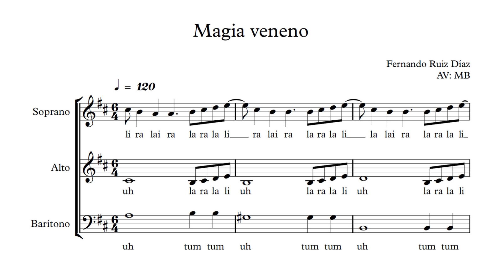 Magia Veneno - ||: Recurso Coral